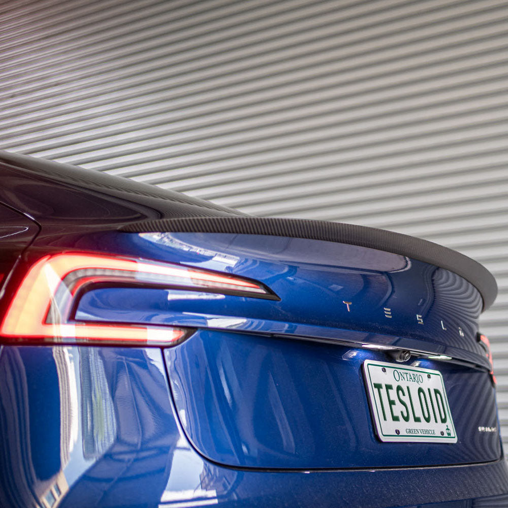 Model 3 Performance Spoiler – Genuine Carbon Fiber – The LAB Canada